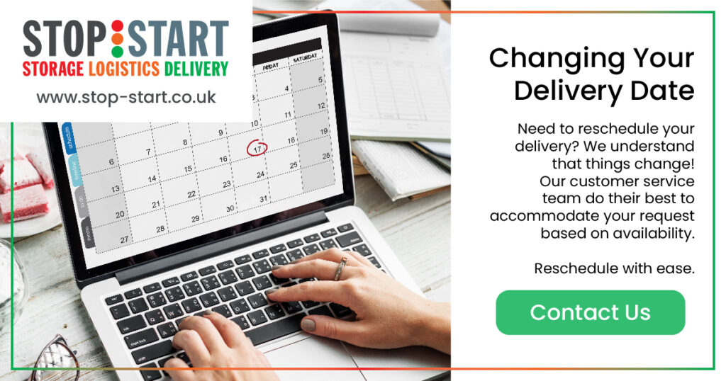 Changing Your Delivery Date - Stop Start